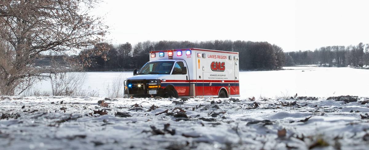 Lakes Region EMS is an Advanced Life Support ambulance service
