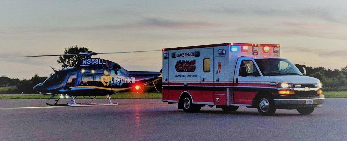 Lakes Region EMS is an Advanced Life Support ambulance service